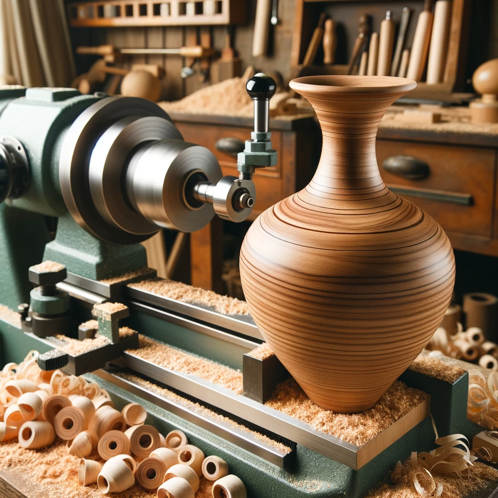 Turn a Wood Vase on a Lathe - Arkansas Crafts